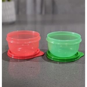 Tupperware | Dining | Tupperware Ideal Snack Bowl 8oz Container Set 2 ...
